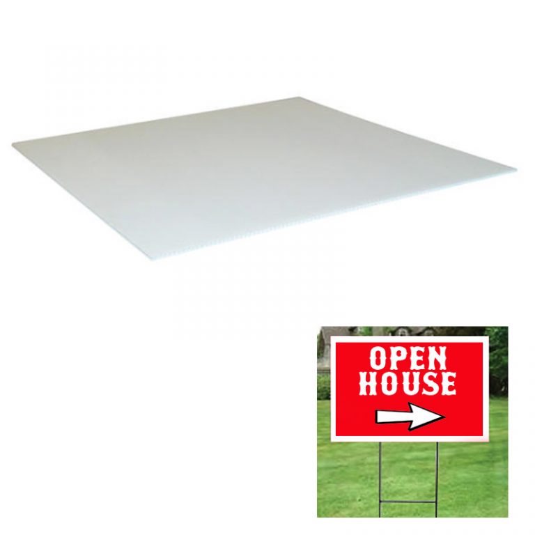 DP-271100 Corrugated Plastic Sign (blank) 18″ W x 18″ H x 18″ D ...