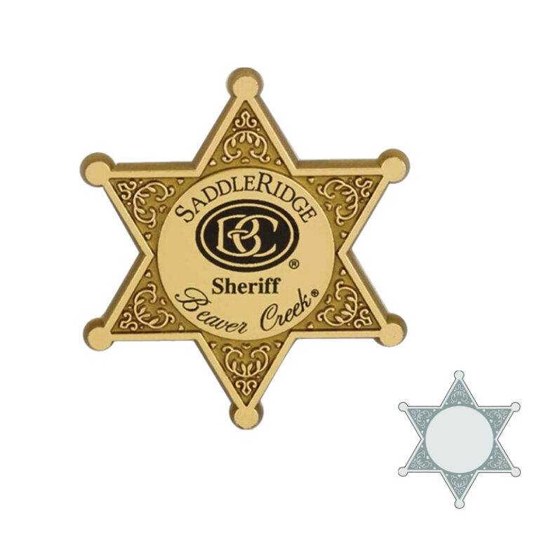 FG-SS6 6 Point Sheriff Star Badge