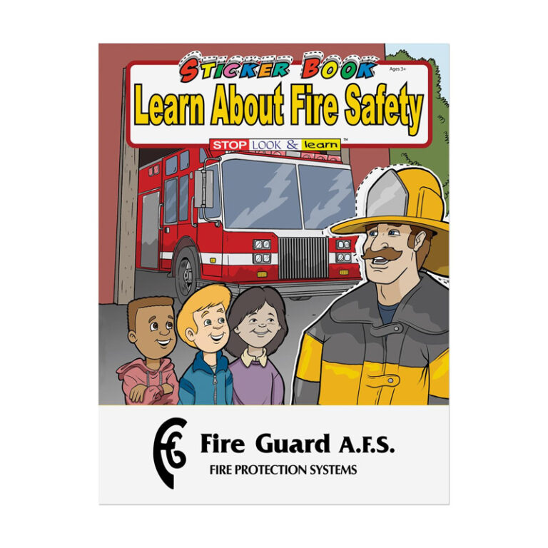 FG-CBSB6 Learn About Fire Safety Stickers Book